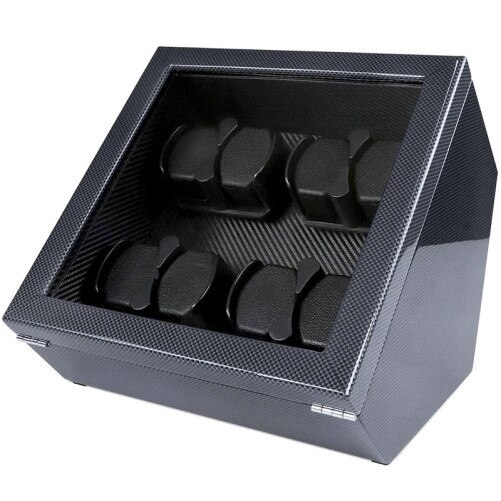 Кутия за автоматично навиване на часовник с щампа iUni, Watch Winder 8 ...