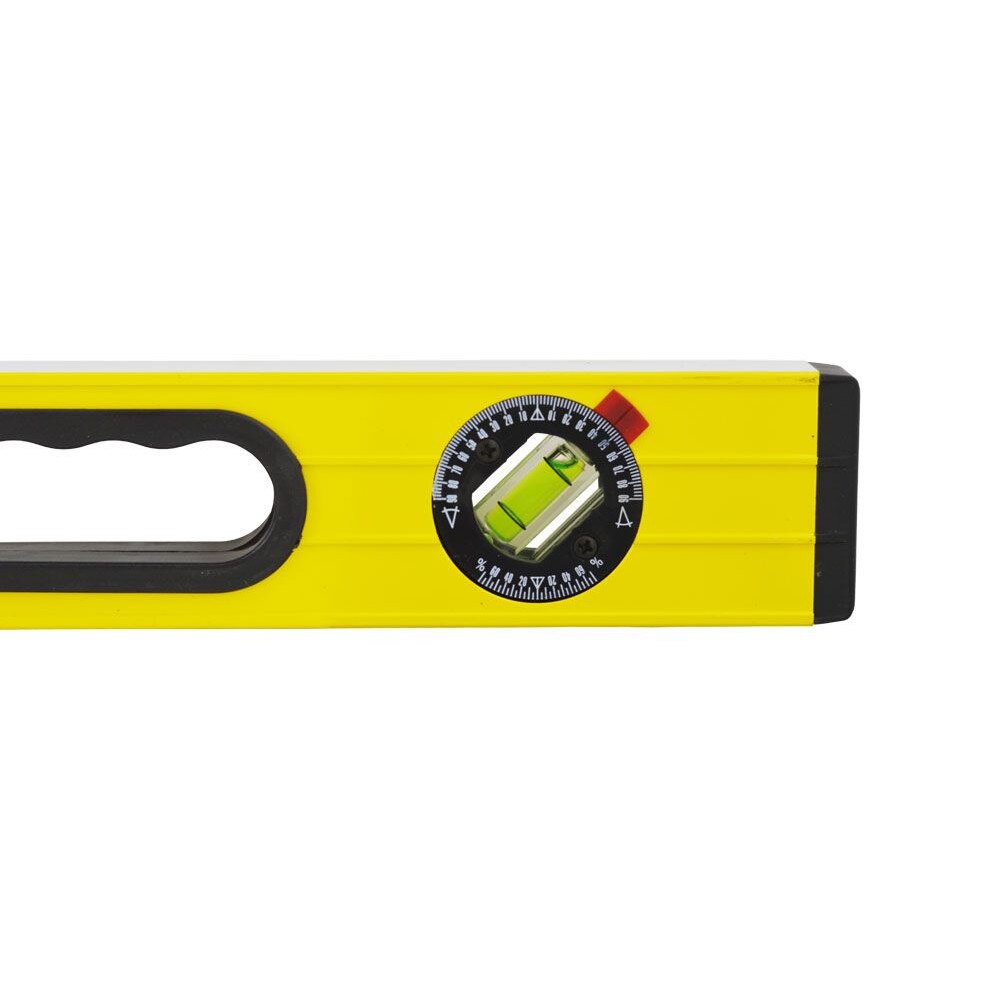 Nivela 3 indicatori, 100 cm, cu manere, Grip Metal Werkzeyt - eMAG.ro