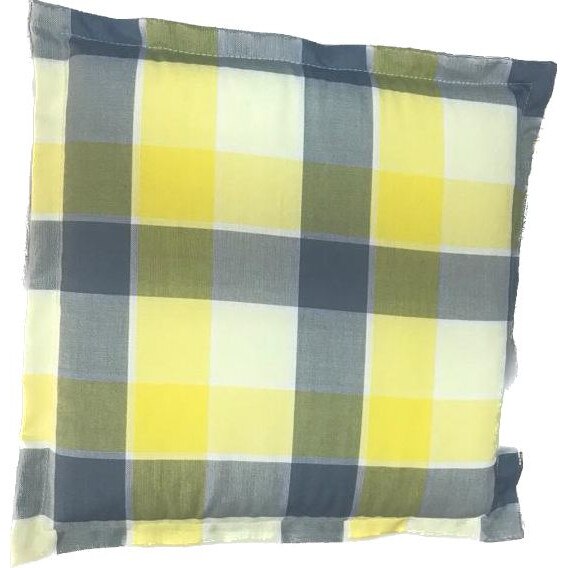 Perna sezut scaun, culoare galbena cu gri, 43x40x4 cm - eMAG.ro