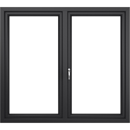 Fereastra PVC termopan, 4 camere, gri antracit, 116 x 116 cm, fix si ...