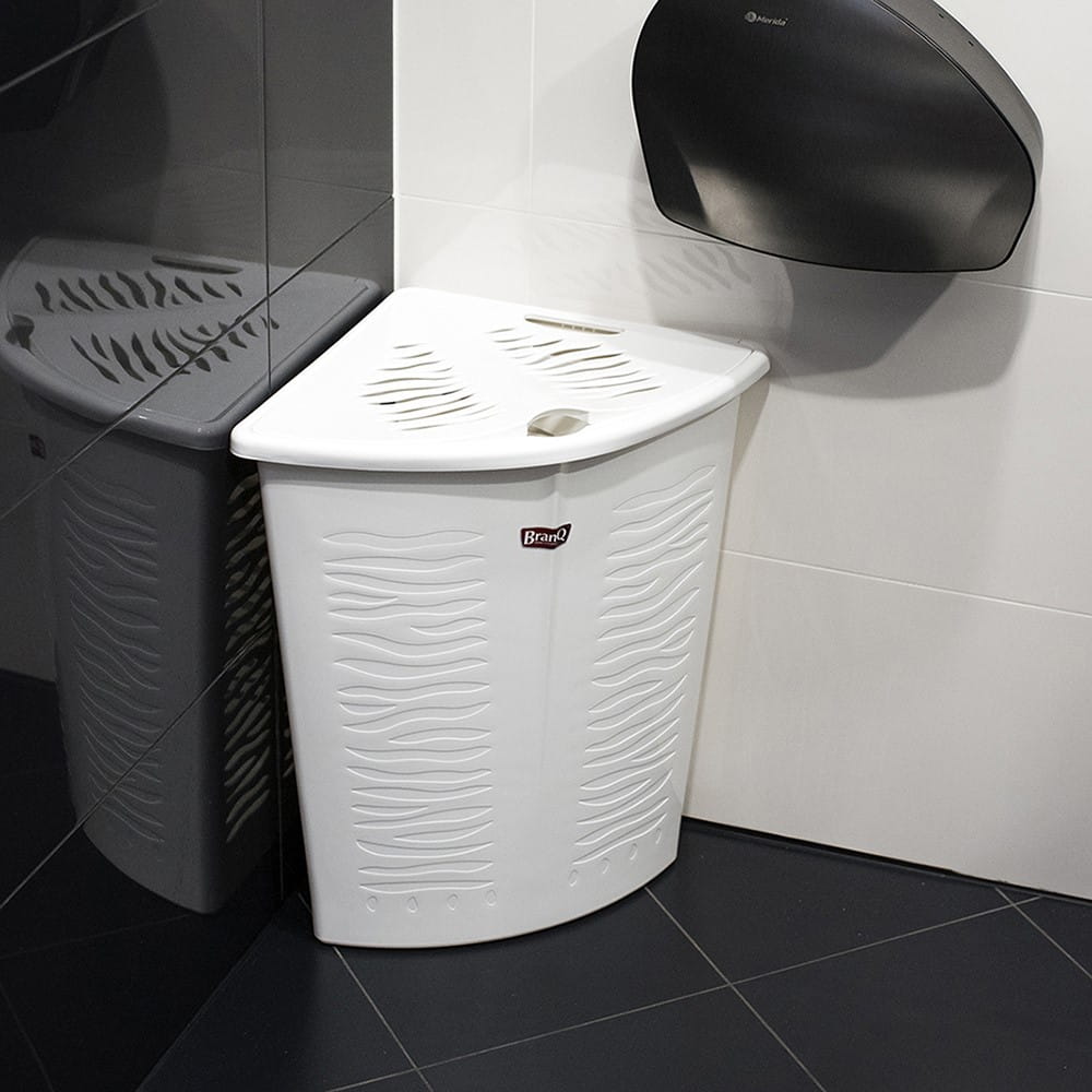 Cos de rufe, BranQ, Plastic, 45 l, Alb - eMAG.ro