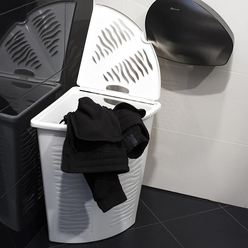 Cos de rufe, BranQ, Plastic, 45 l, Alb - eMAG.ro