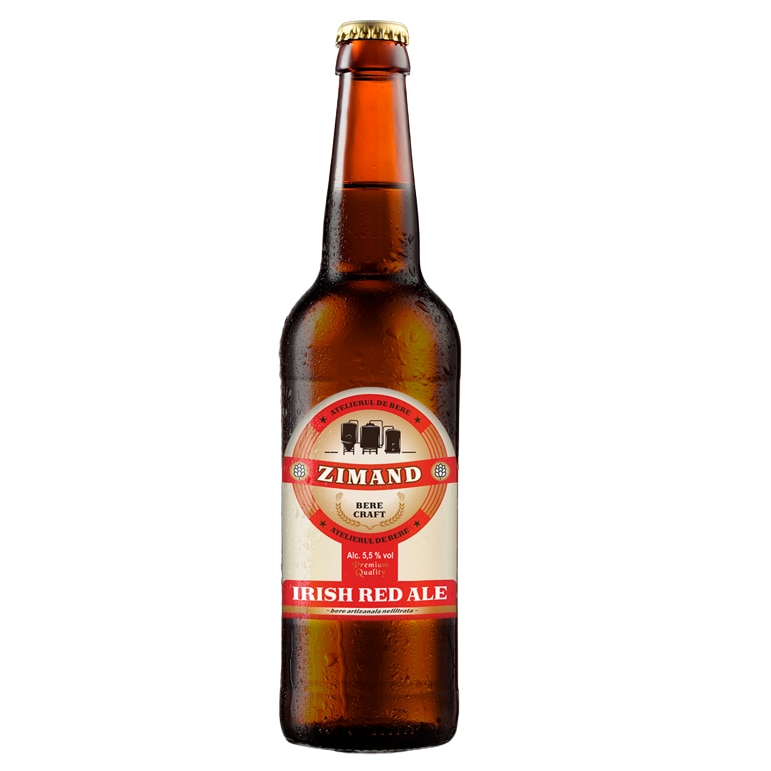 Bere blonda, Zimand, Irish Red Ale, sticla 24 x 0.33 l - eMAG.ro