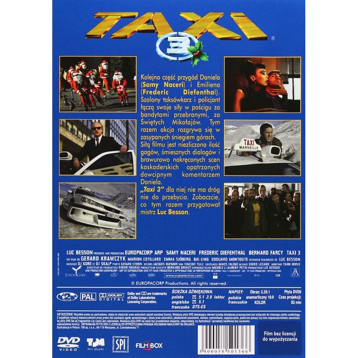Taxi 3 [DVD] - eMAG.ro