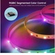 Banda LED RGBIC inteligenta Govee H618A RGBIC, Wi-Fi, Bluetooth ...