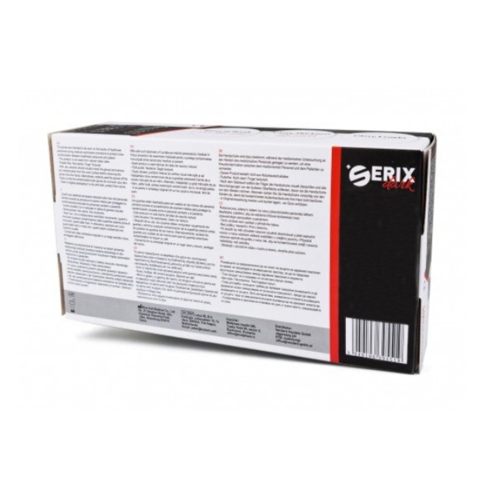 Set 100 Manusi Examinare Nitril Negre Serix Dark Black L - eMAG.ro