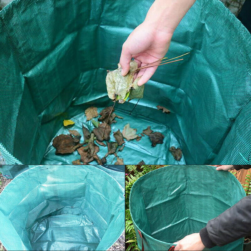 Cos de gradina pliabil, Bradas, 120 l, Verde - eMAG.ro