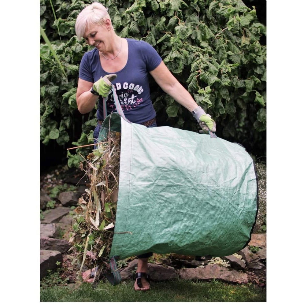 Cos de gradina pliabil, Bradas, 120 l, Verde - eMAG.ro