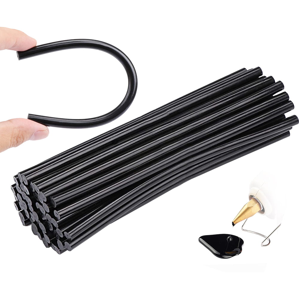 Set 1 kg x Baghete silicon, 11 mm x 30 cm, Negru - eMAG.ro