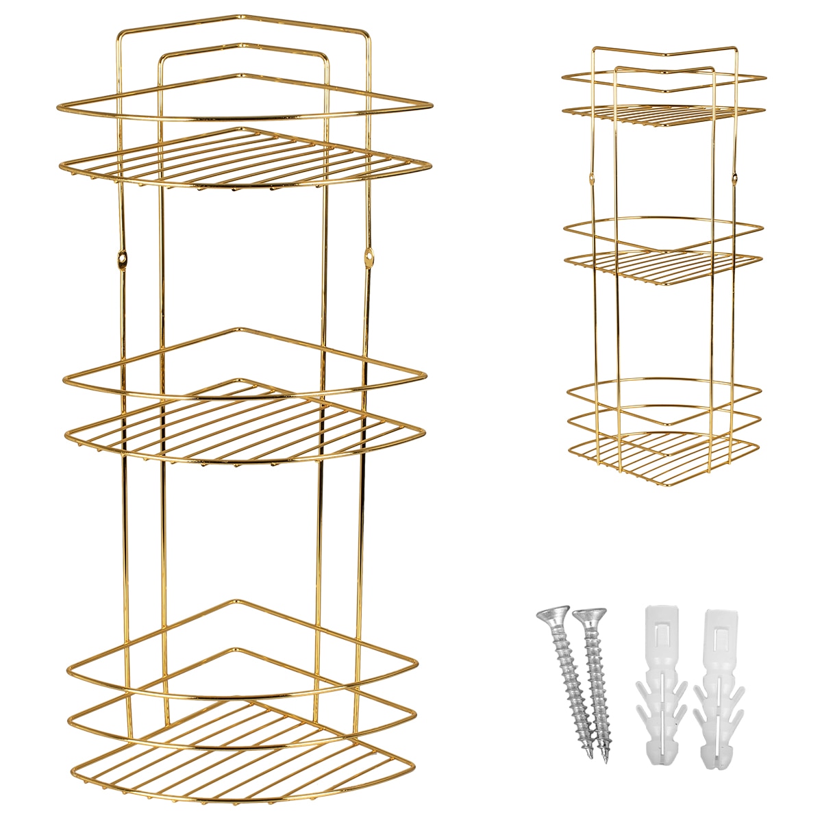 Raft de dus, etajera colt pentru baie, din otel inoxidabil, pentru ...