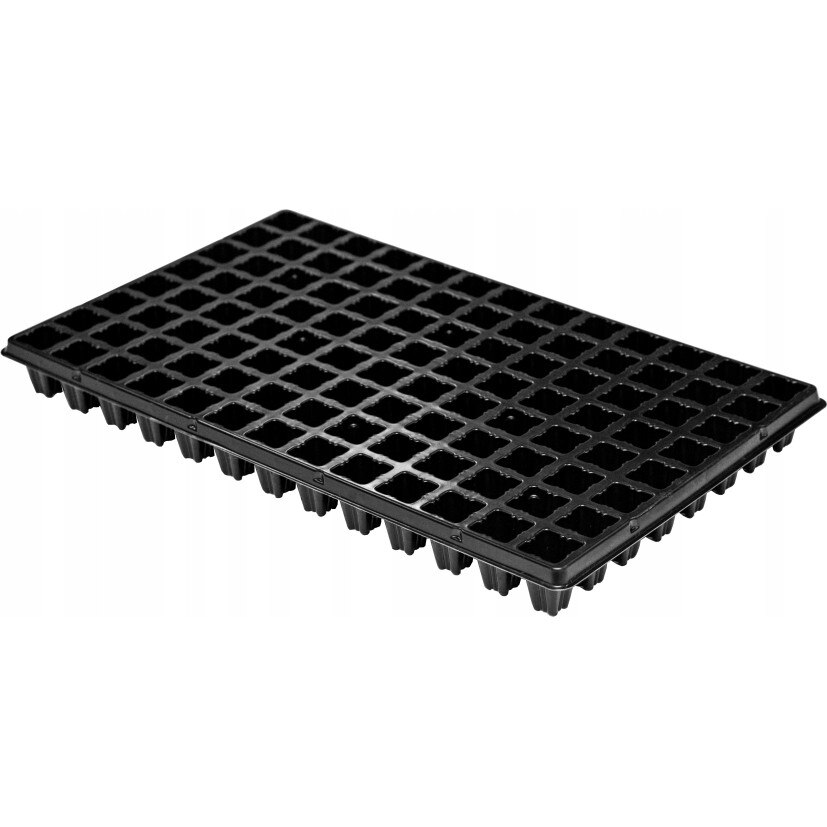 Tava pentru rasaduri JRK, 104 alveole, Plastic, Negru - eMAG.ro