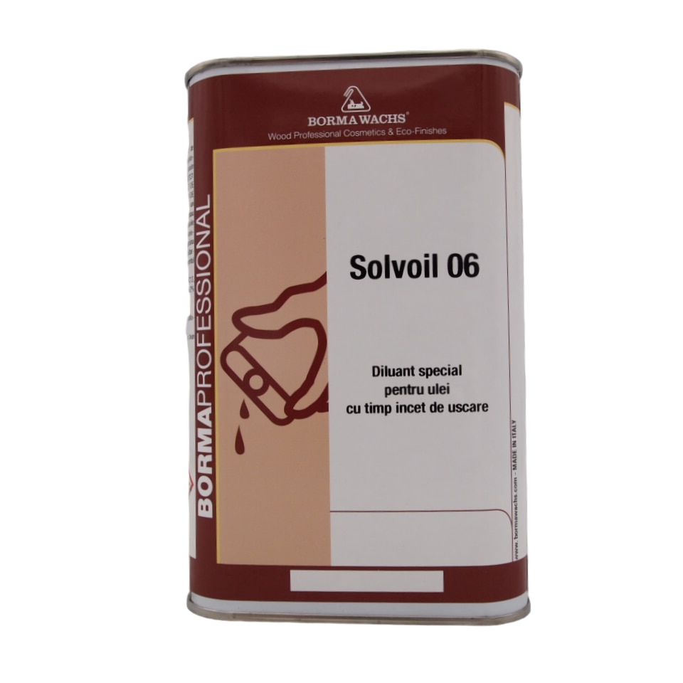 Diluant pentru uleiuri cu timp de uscare mare, Borma Wachs, Solvoil 06 ...