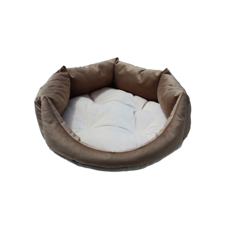 Patut catei si pisici SOFT 50x50x20cm, maro - eMAG.ro