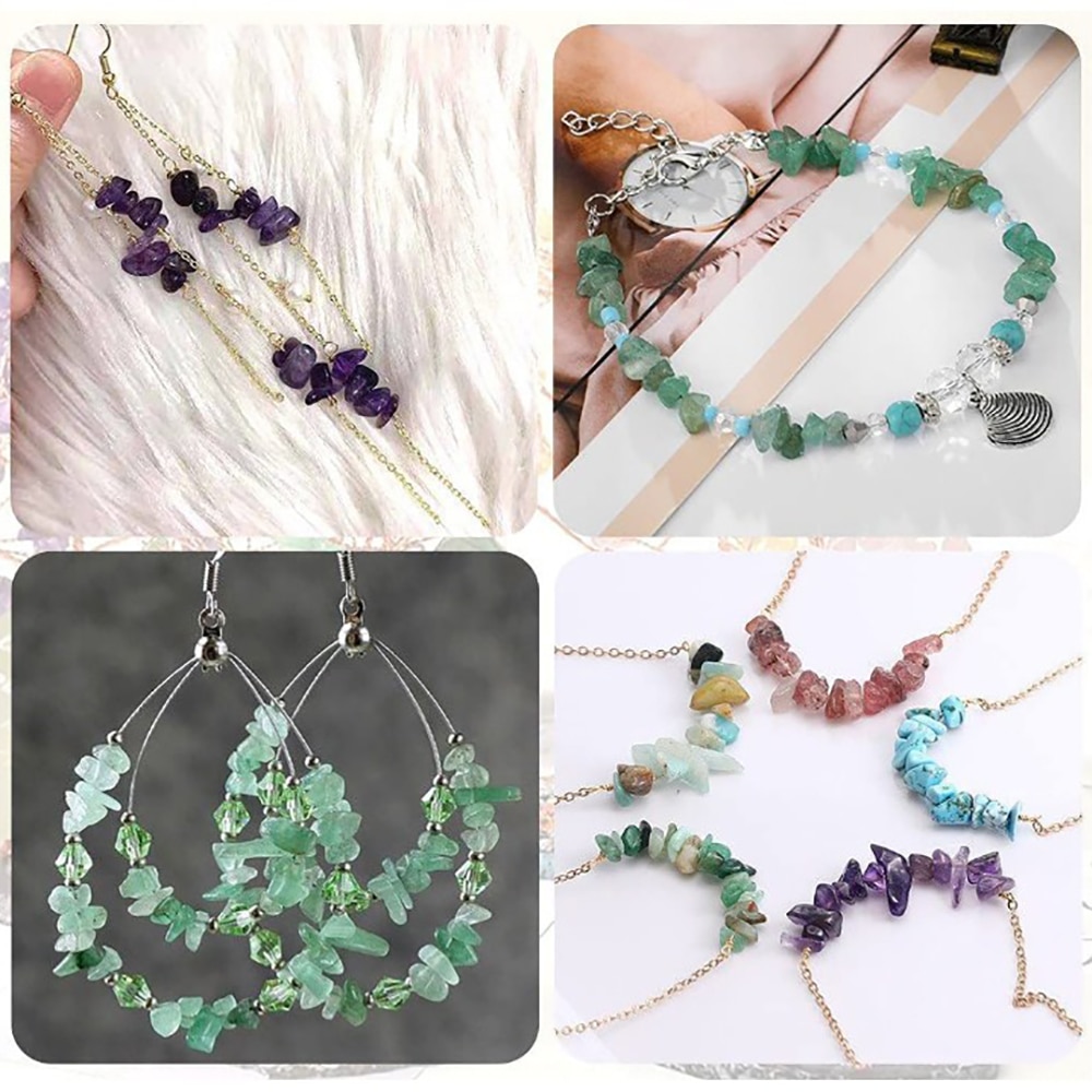 Set 550 margele pentru artizanat, BOMSTOM, Cleste, Snur, Multicolor ...