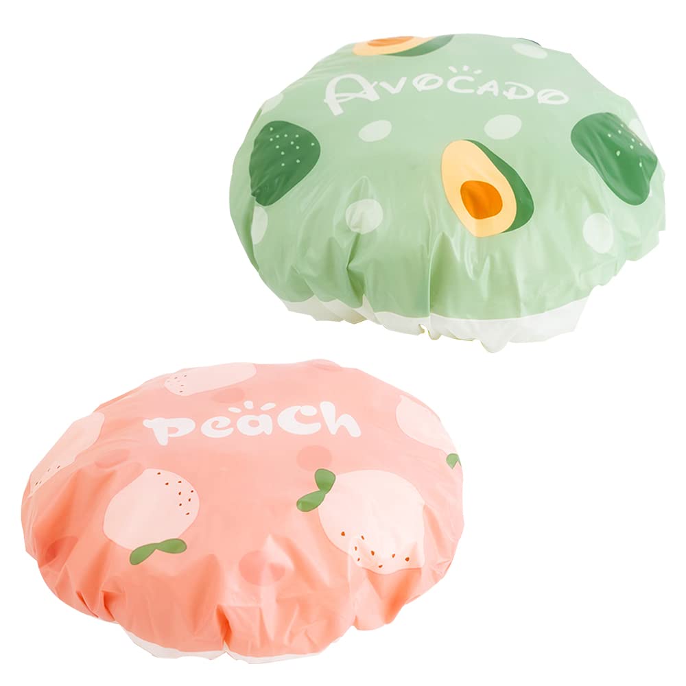 Set 2 casti pentru dus, SOOYE, EVA, 28cm, Roz/Verde - eMAG.ro