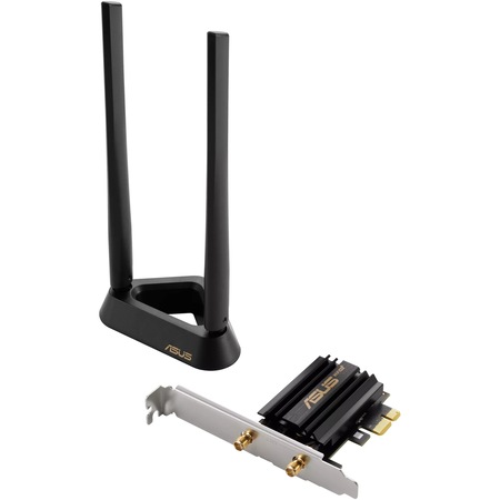 Placa de retea ASUS PCE-AXE59BT, AX5400, Wi-Fi 6E, Bluetooth 5.2 - eMAG.ro