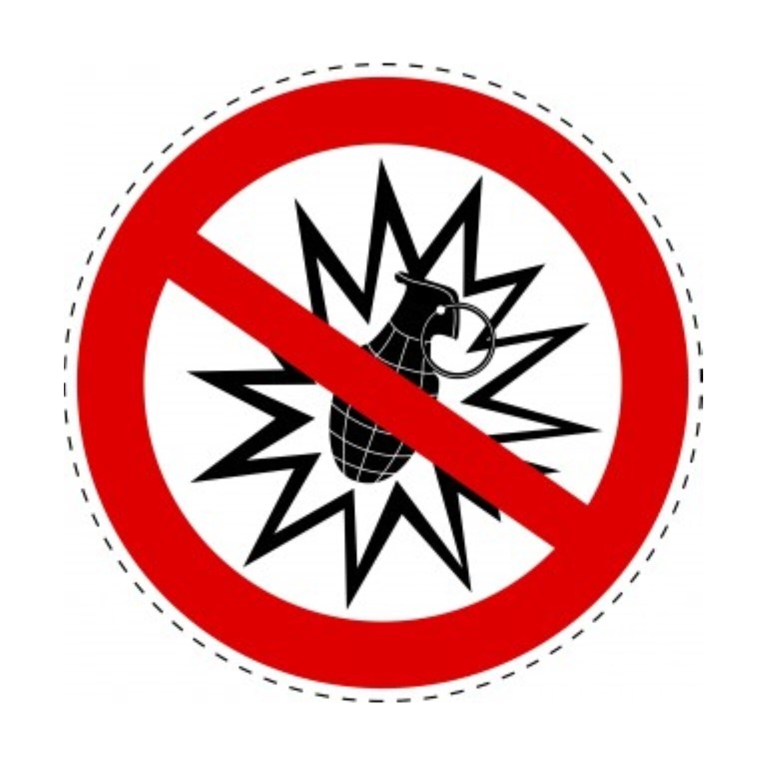 Sticker decorativ, Indicator de Restrictie - Interzis Dispozitivelor ...