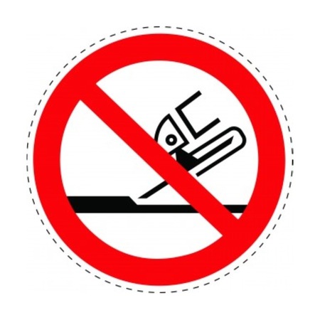 Sticker decorativ, Indicator de Restrictie - Interzisa Utilizarea ...