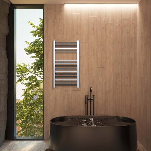 Radiator baie electric, HAEGER TW-15C.001A, 150W, 14 bare, 70×40 cm ...