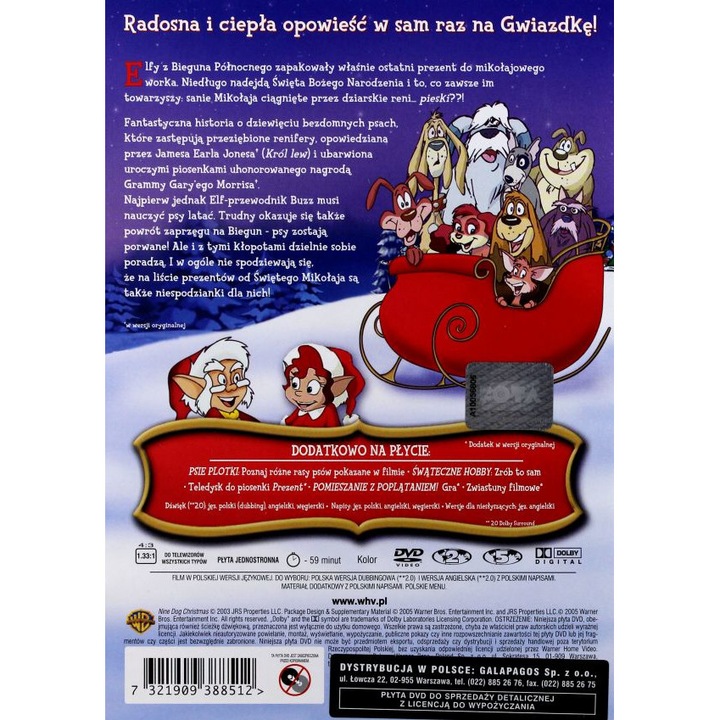 Nine Dog Christmas [DVD] - eMAG.ro