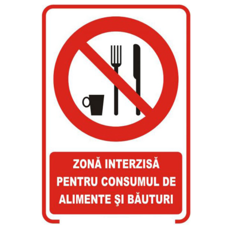 Sticker decorativ, Indicator interzicere - Zona interzisa pentru ...