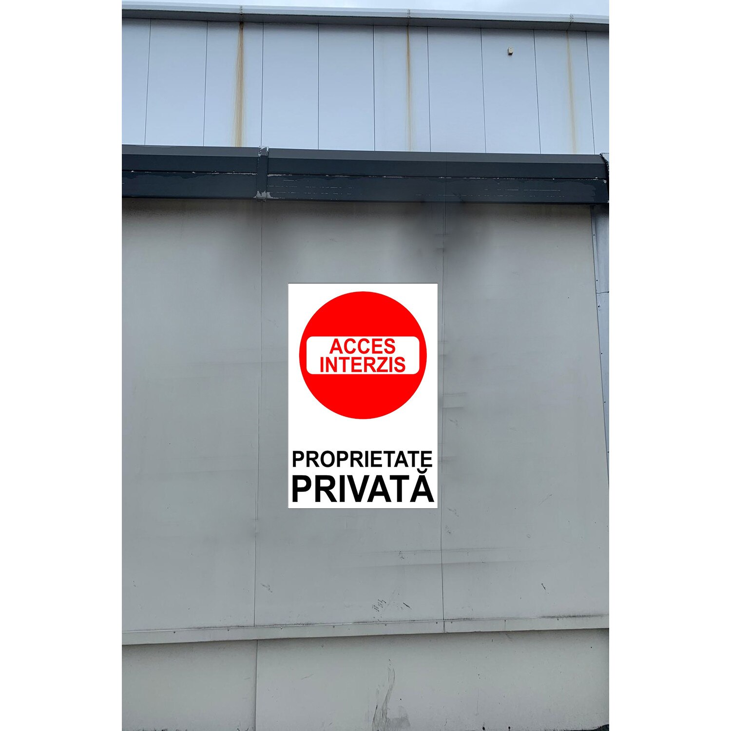 Sticker decorativ, Indicator interzicere - Acces interzis, proprietate ...