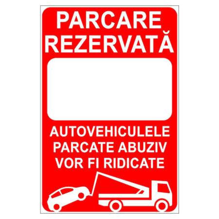 Sticker decorativ, Indicator interzicere - Parcare interzisa ...