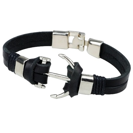 Bratara barbati, Izmael, Piele, Negru - eMAG.ro
