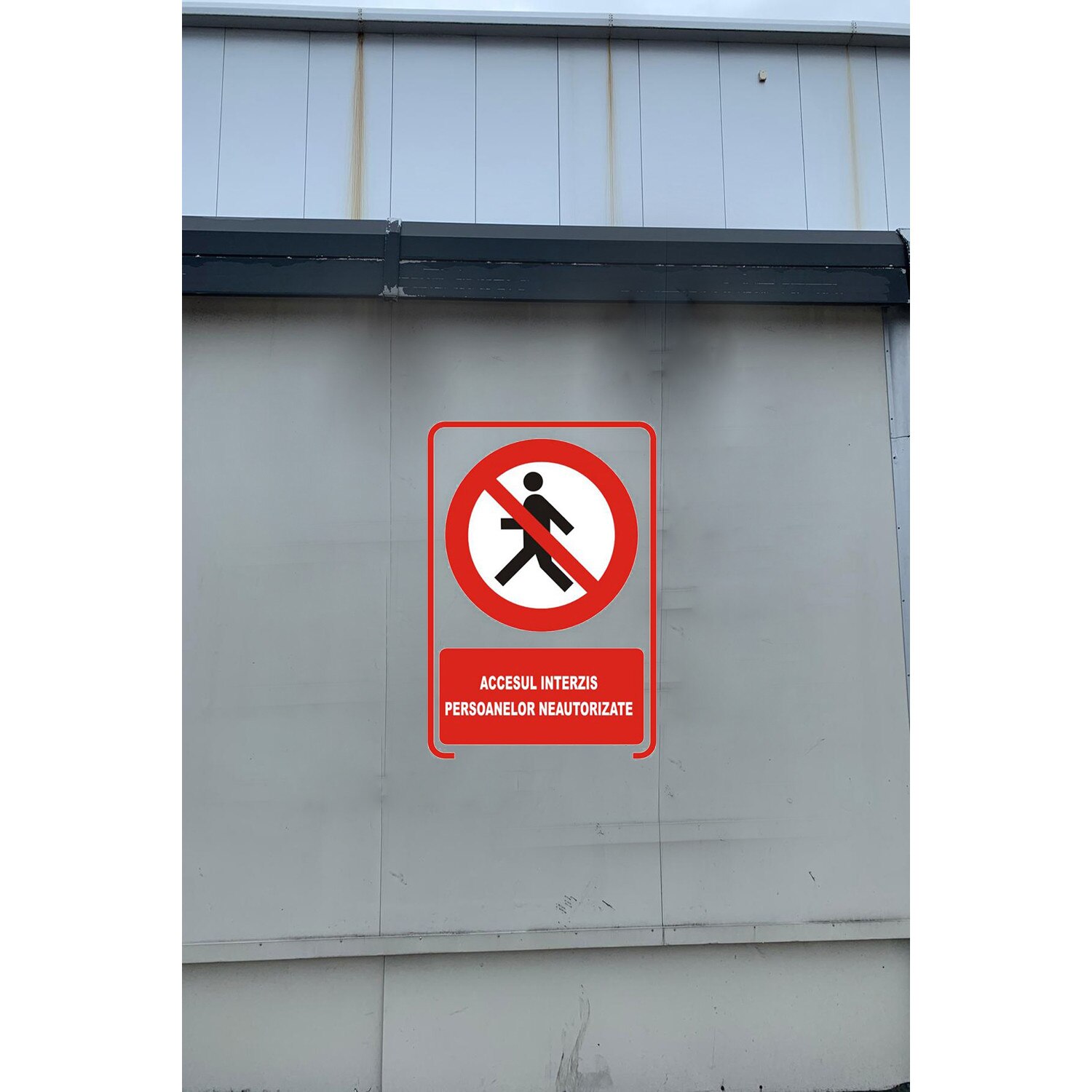 Sticker decorativ, Indicator interzicere - Accesul interzis persoanelor ...