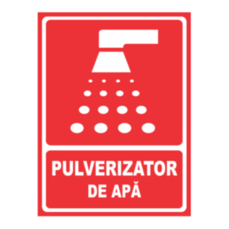 Sticker decorativ, Indicator - Pulverizator de apa, 21x29.7 cm A4 - eMAG.ro