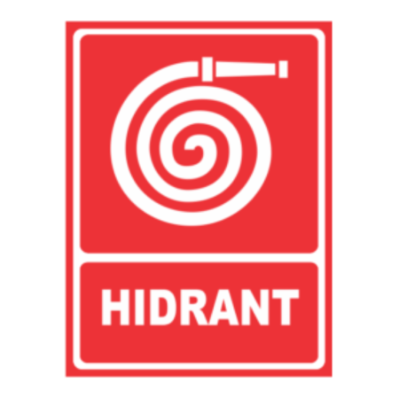 Sticker decorativ, Indicator - Hidrant, 59.4x84.1 cm A1 - eMAG.ro