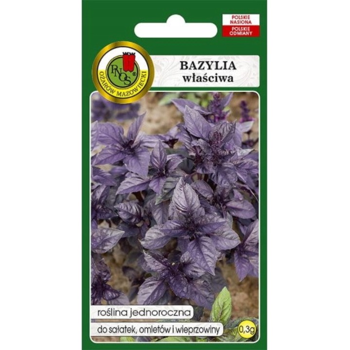 Seminte de busuioc rosu Pnos, 0.3 g - eMAG.ro