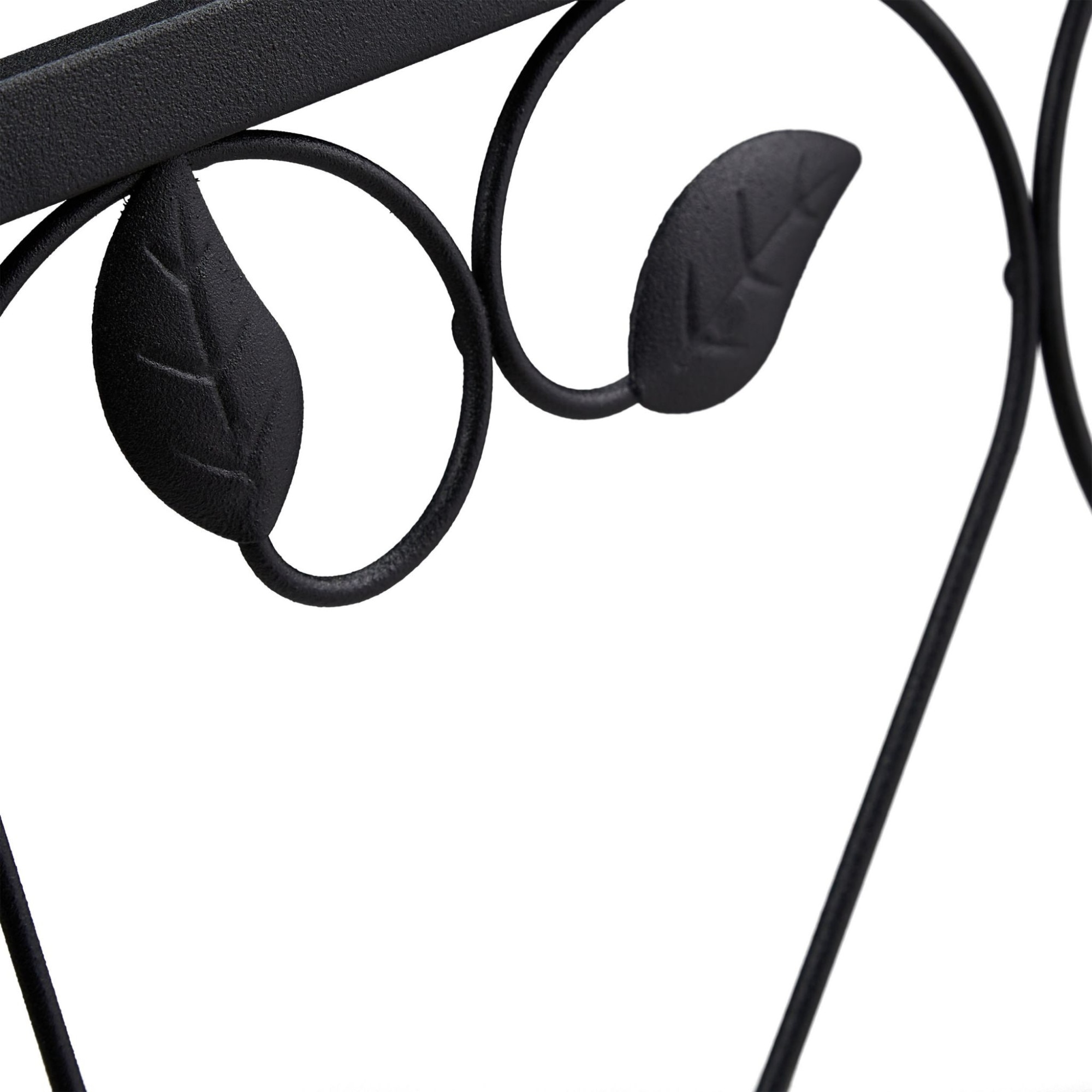 Gard decorativ, cu infigere in sol, 4 piese, stil antic, 47 x 225 x 1,5 ...