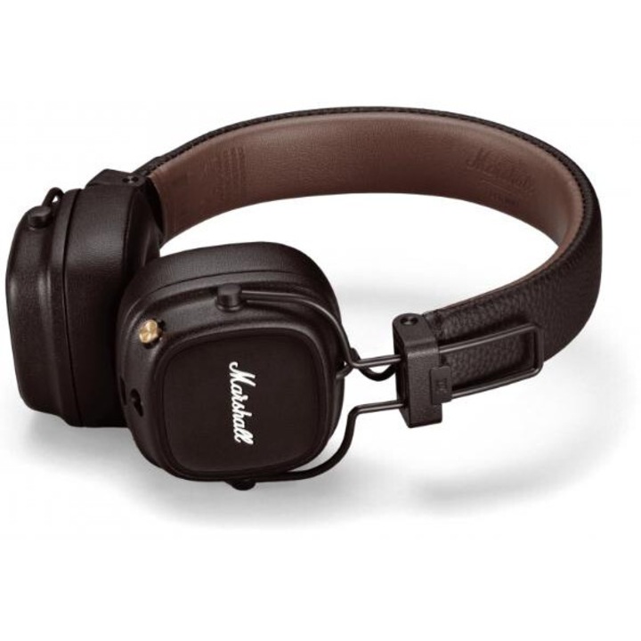Casti audio Marshall Major IV, Bluetooth maro - eMAG.ro