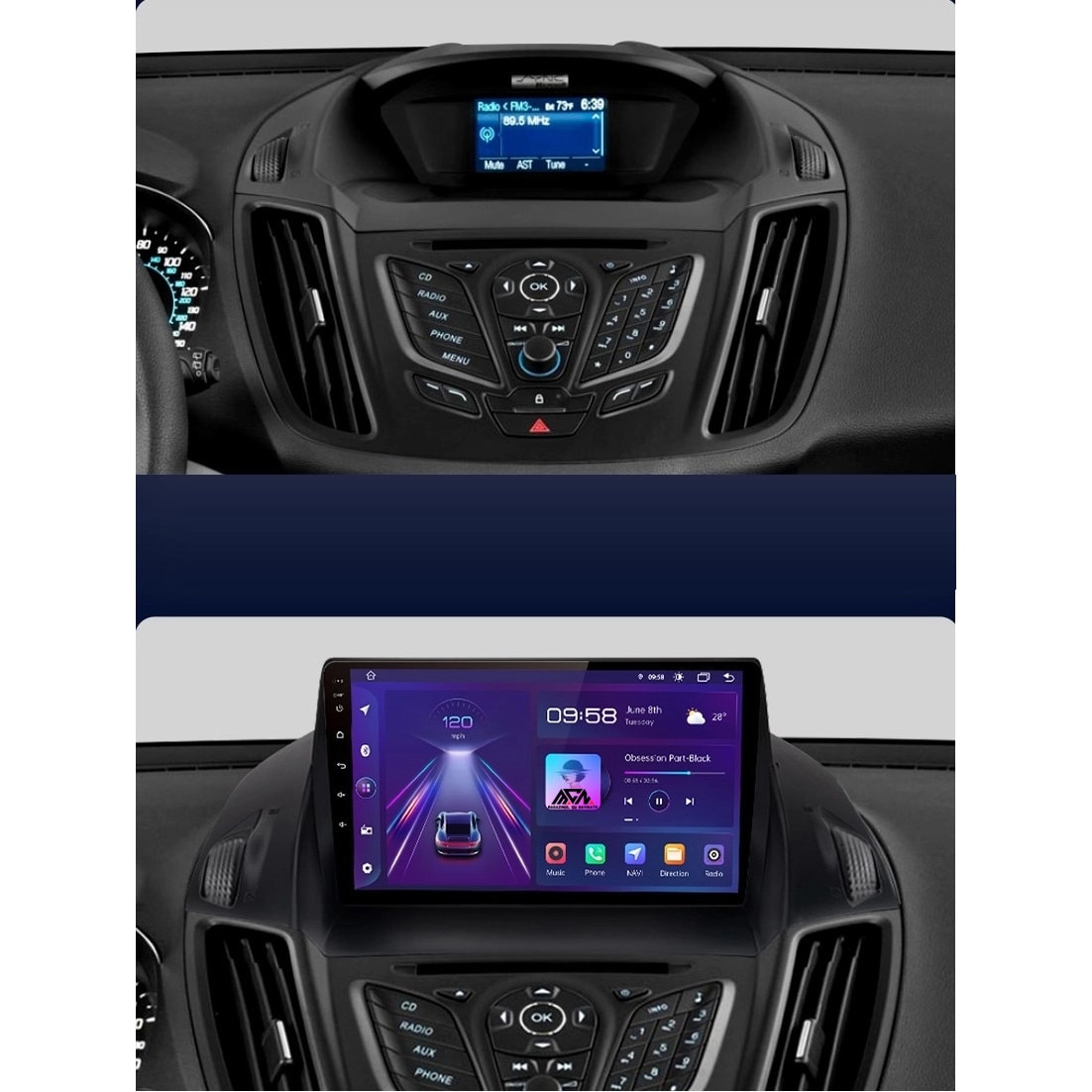 Navigatie Compatibila Ford Kuga 2 (2013-2016), Ford Escape (2013-2016 ...