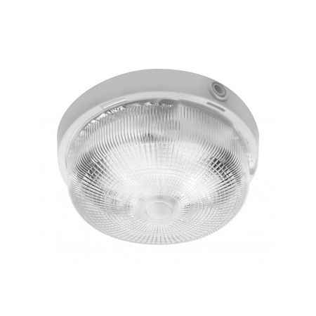 Plafoniera rotunda, E27, IP 44, 23 cm diametru - eMAG.ro