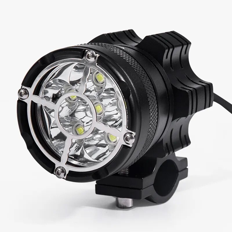 Proiector led cu semnalizare moto/atv/auto, 6500K, 45W, aluminiu ...