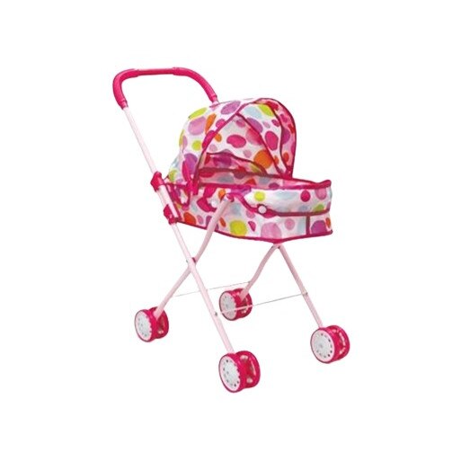 Carucior papusi cu landou Rainbow Dots - eMAG.ro