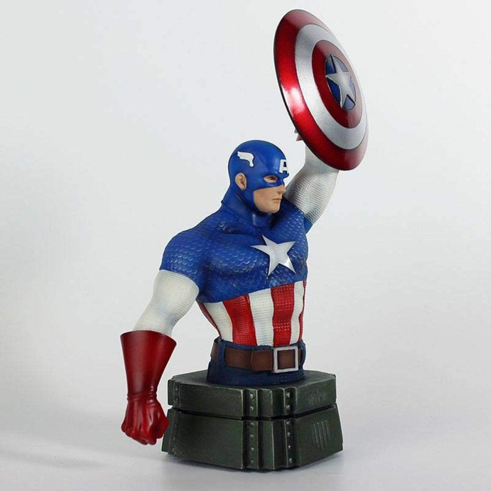 Figurina Marvel Bust Captain America 26 cm - eMAG.ro