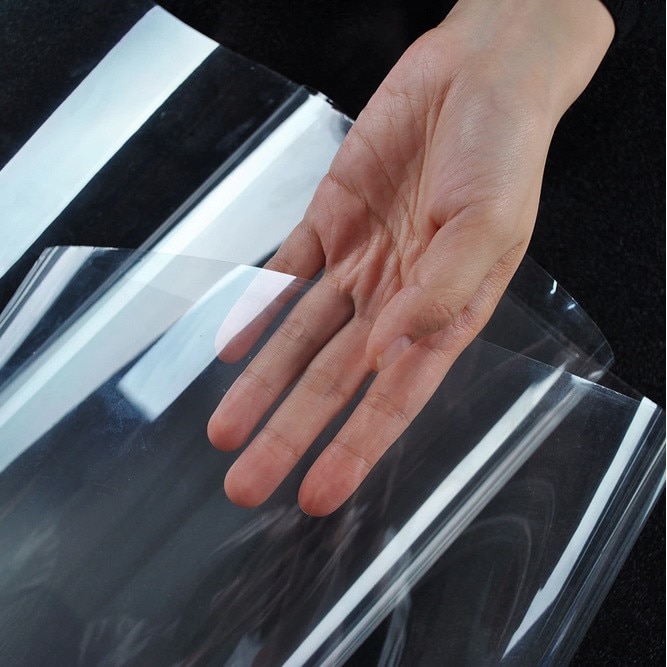 Folie Transparenta Autoadeziva pentru Protectie Mobila, Perete si Alte ...