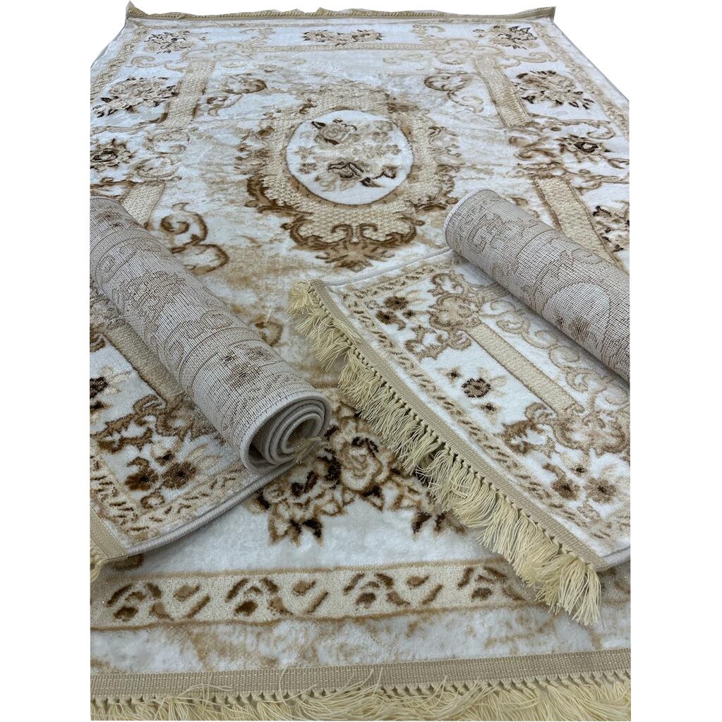 Set Covor Antic Alb 60, 3 bucati, 160x220 cm 1 bucata, 60x120 cm 2 ...