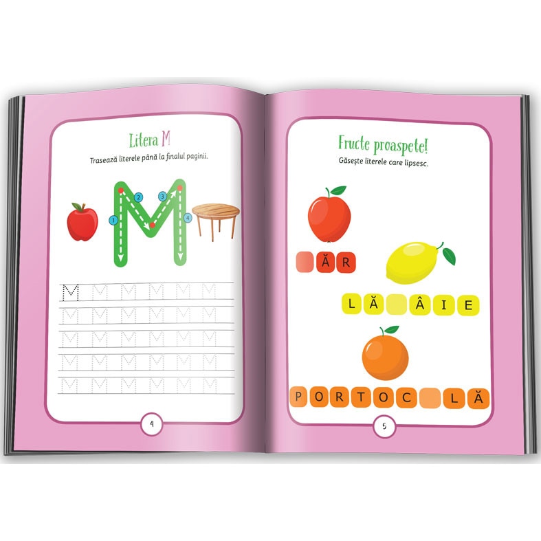 Scriu litere 5-6 ani. Invat sa scriu! - eMAG.ro