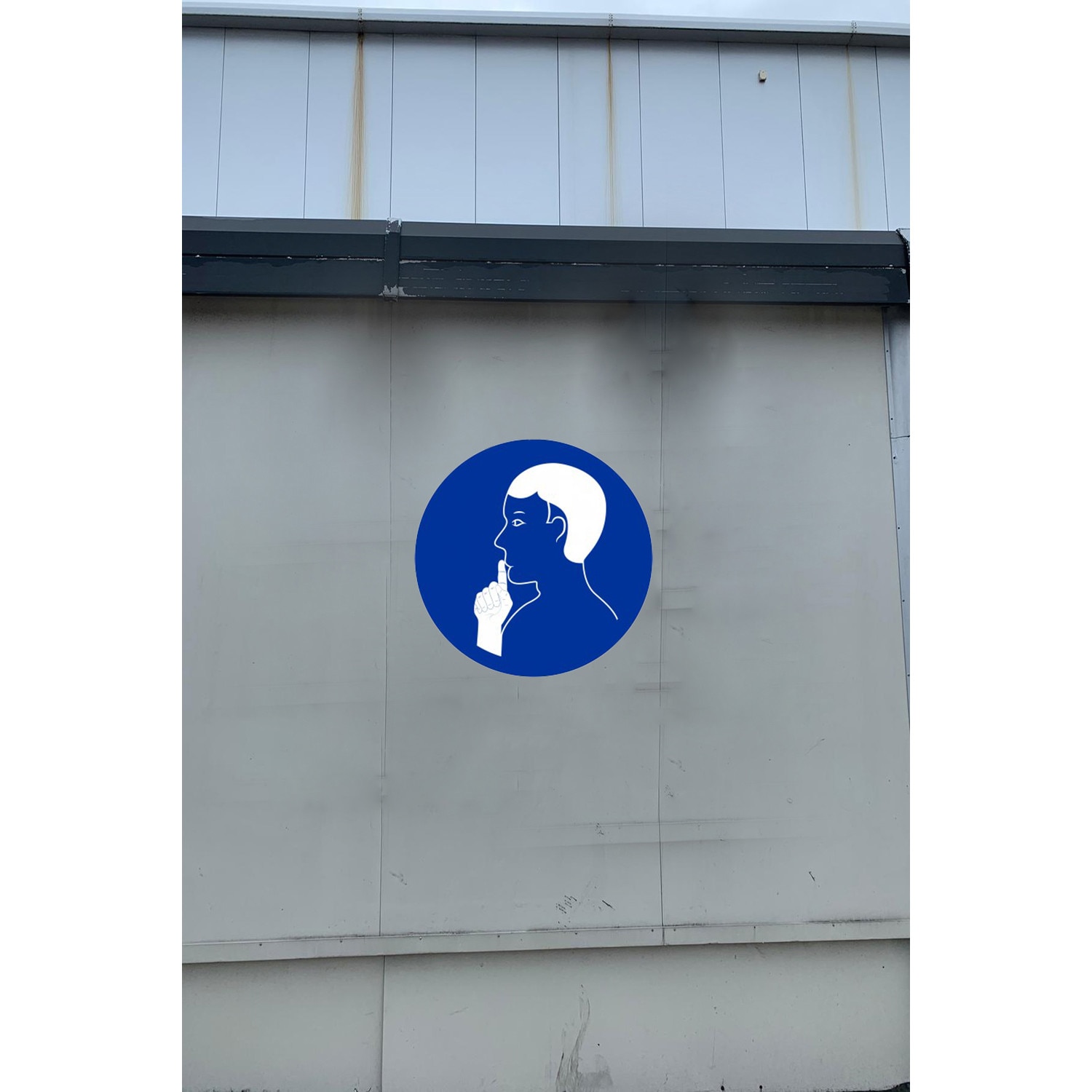 Sticker decorativ, Indicator de Obligativitate - Pastrati Linistea ...