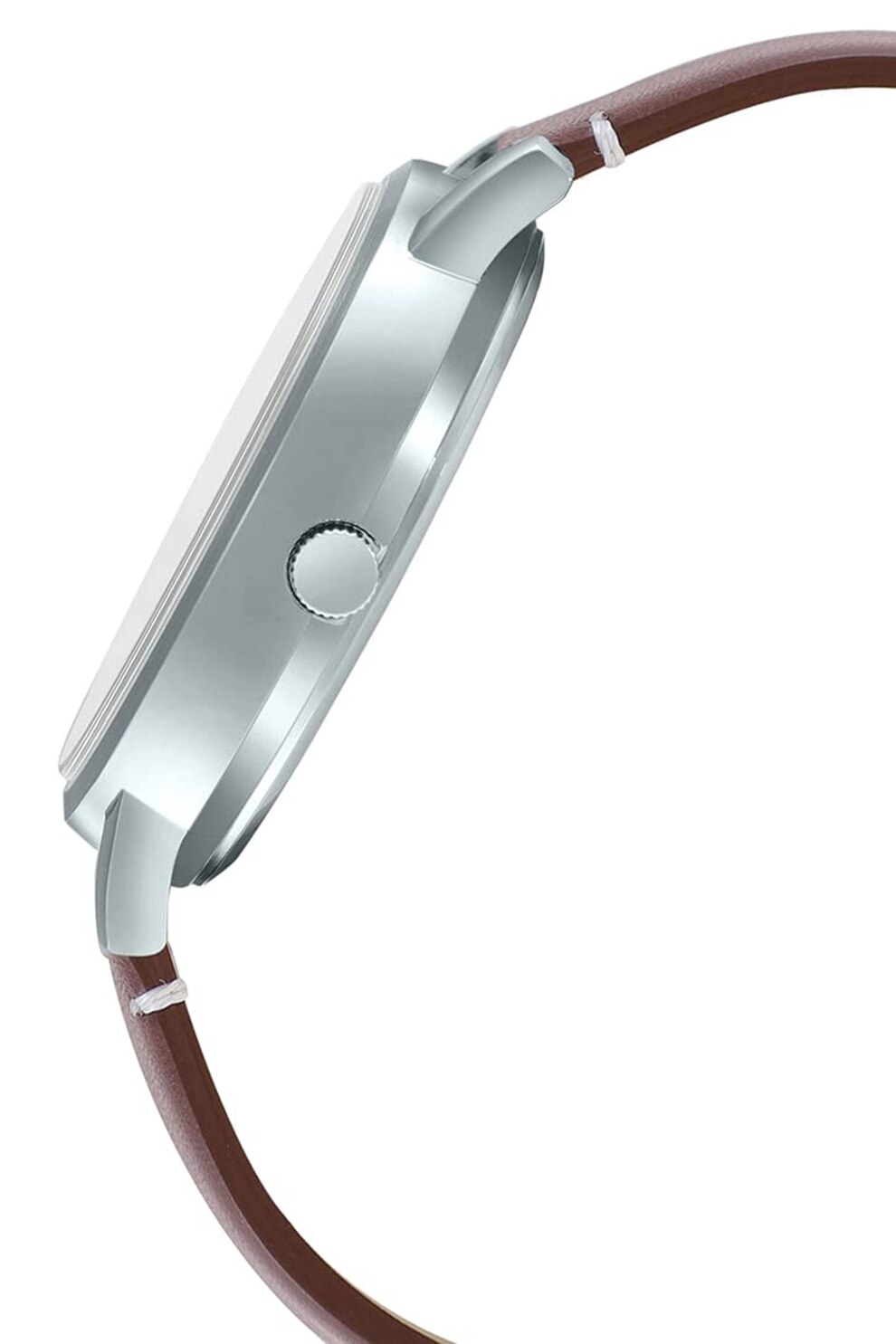 Casio, Ceas quartz cu functii multiple, Argintiu, Maro coniac - eMAG.ro