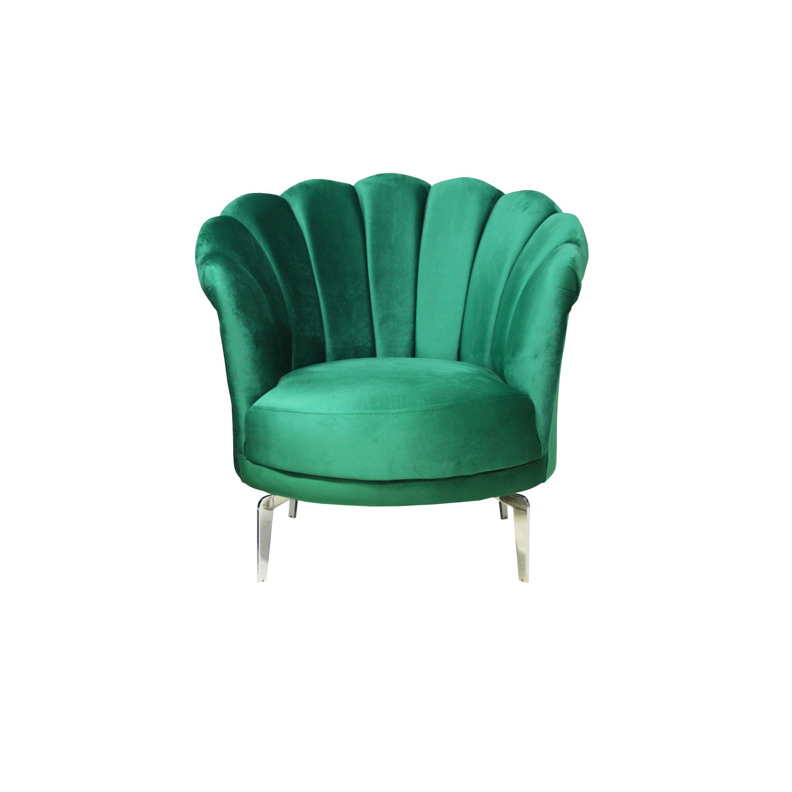 Set canapea Lotus cu 2 fotolii, tapiterie din material textil, verde ...