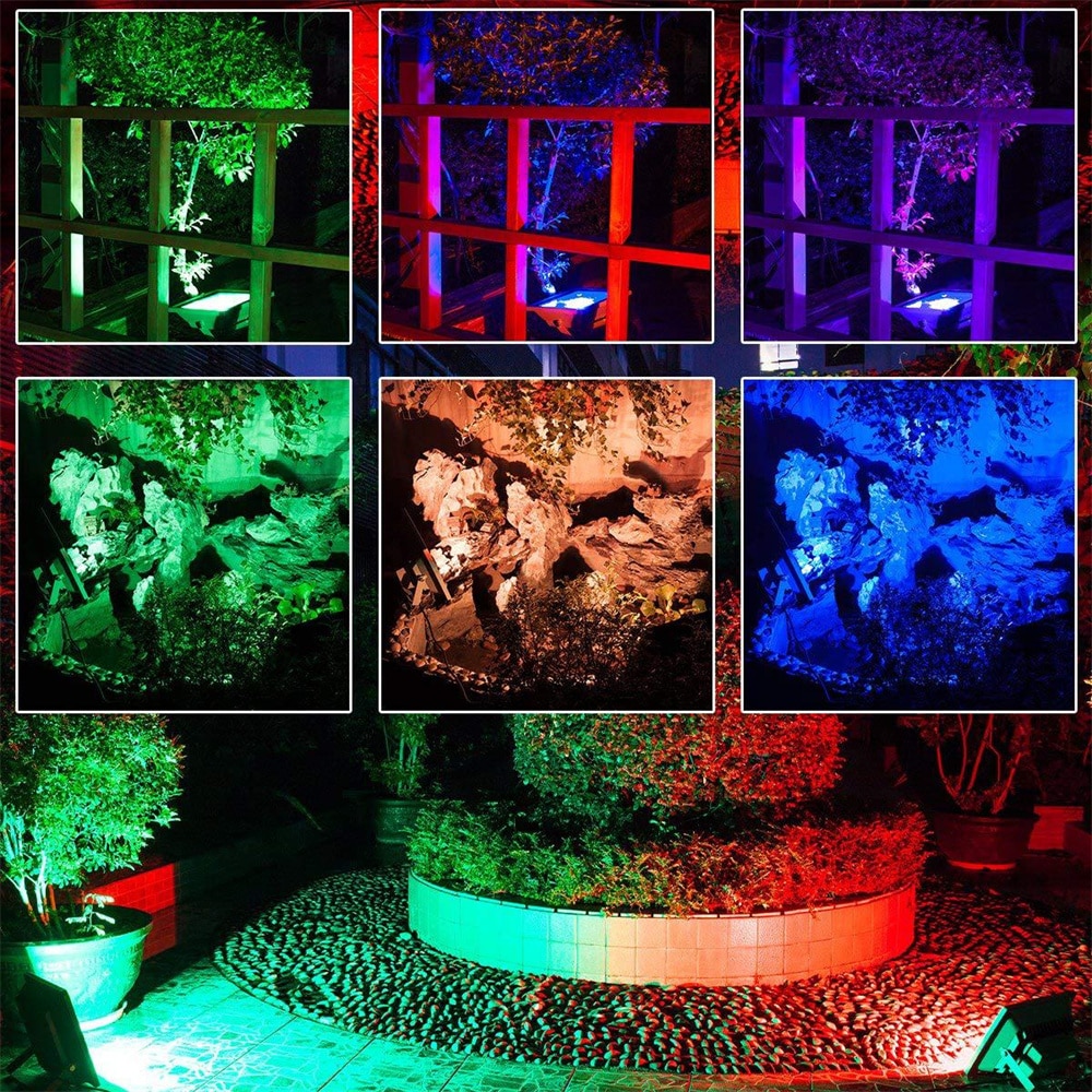 Proiector LED RGBCW Inteligent 100W cu Control prin Aplicatie – Lumina ...