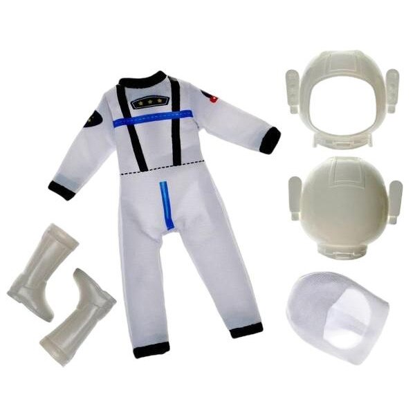 Set haine de astronaut pentru papusi, Lottie, Alb - eMAG.ro