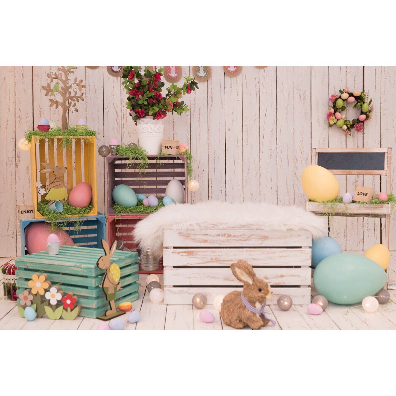 Lada Lemn Molid Natur cu Manere "Dragaica" 60 x 40 x 32 cm - eMAG.ro