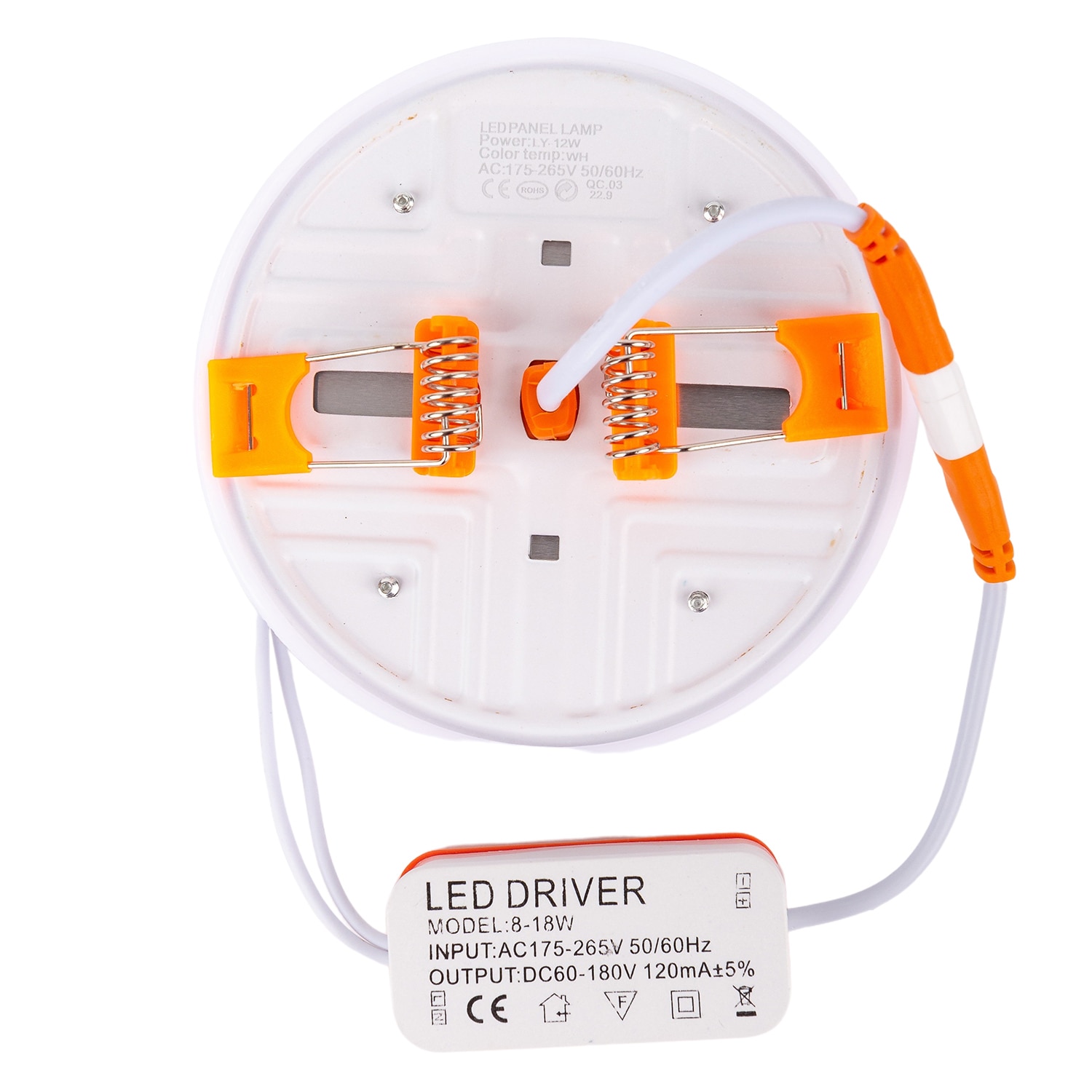 Spot led rotund 12W incastrabil cu montare reglabila in tavan, fara ...