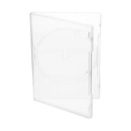 Комплект от 10 кутии за CD/DVD, пластмасови, прозрачни - eMAG.bg